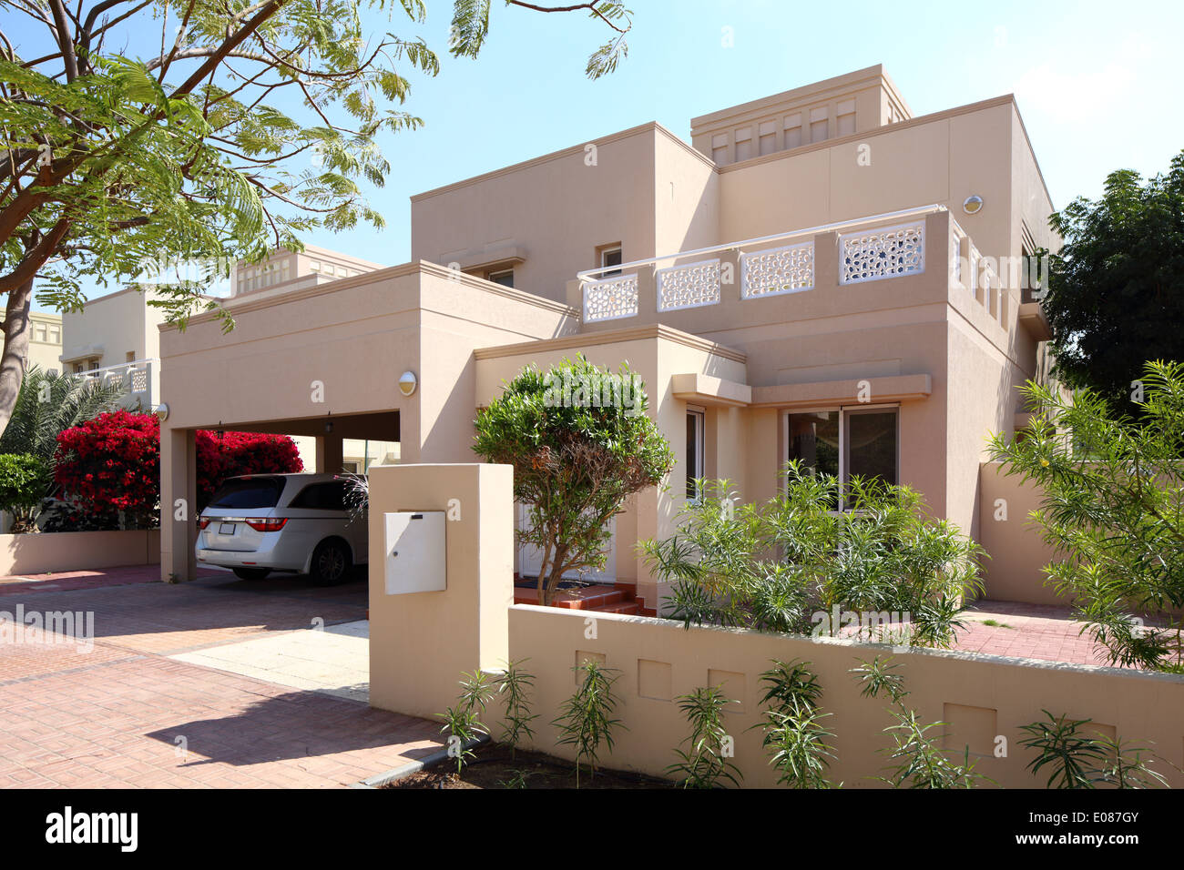 modern and beautiful house in european style Stock Photo - Alamy