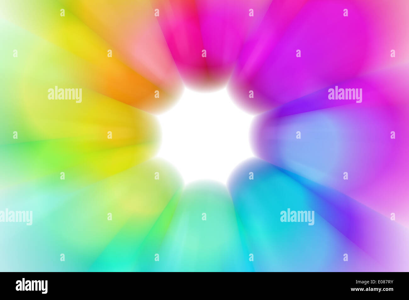 Colorful Rainbow Flower Abstract Background Illustration Stock Photo ...