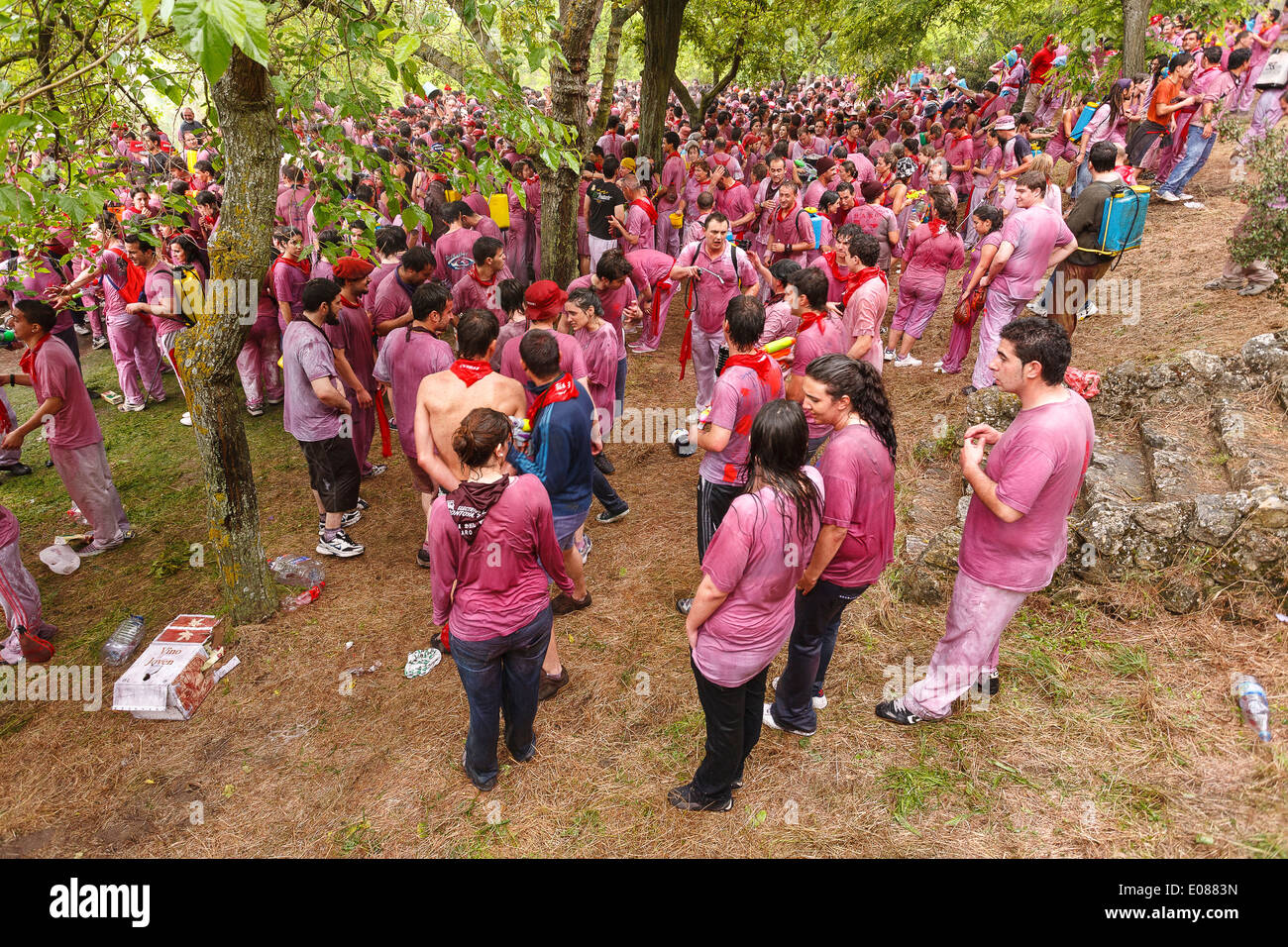 Batalla del vino hi-res stock photography and images - Alamy