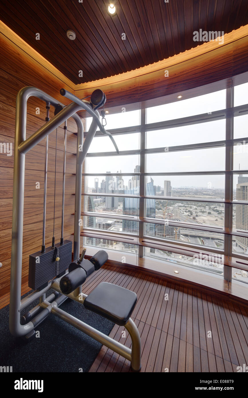 little bit used european sport gym without people Stock Photo - Alamy