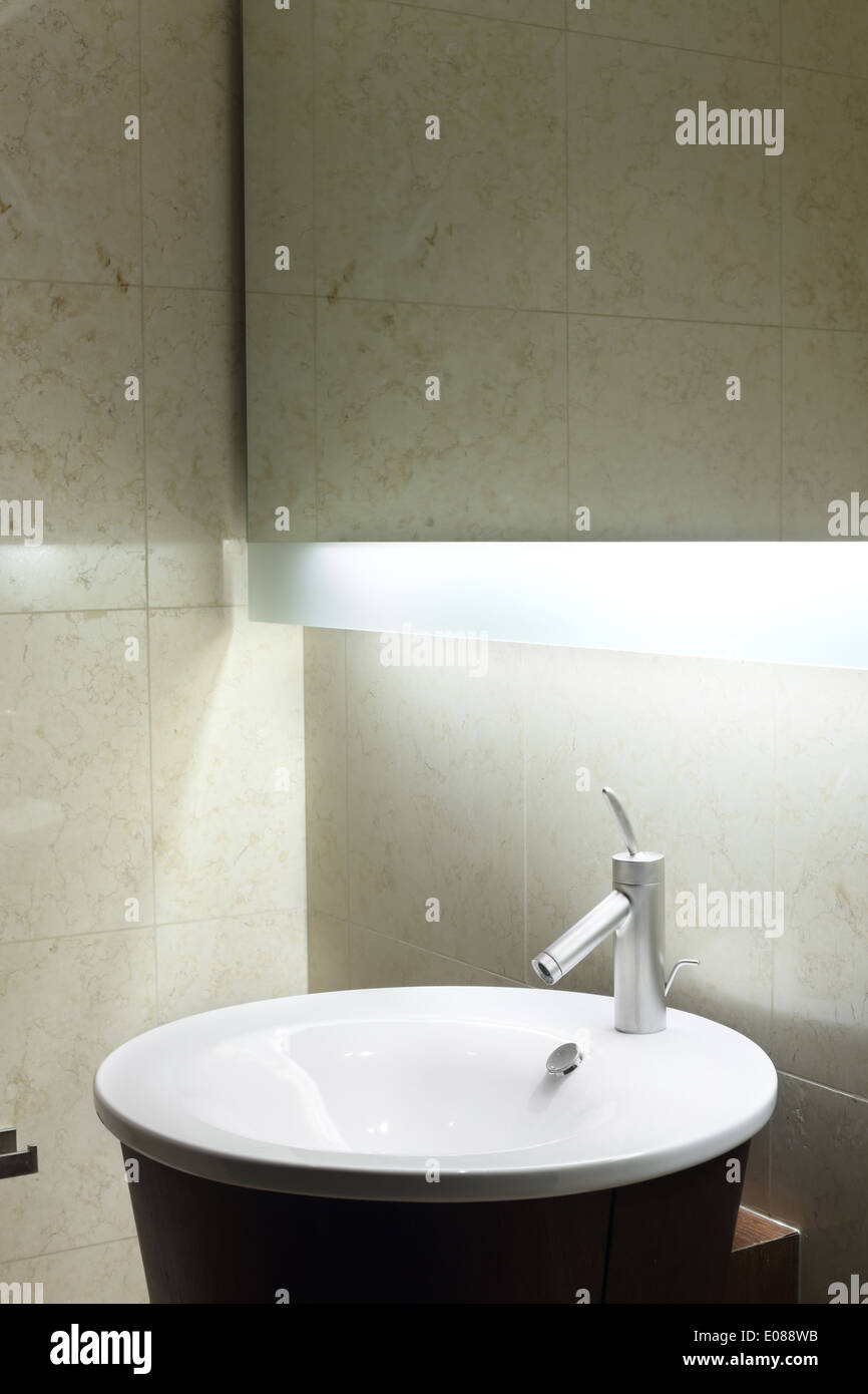 beautiful interior of modern toilet in bright colours Stock Photo - Alamy