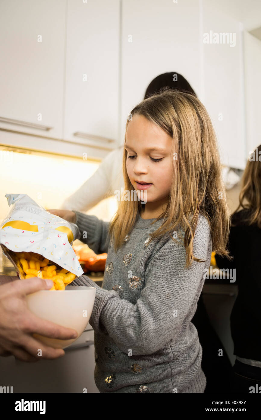 Girls snack hi-res stock photography and images - Alamy