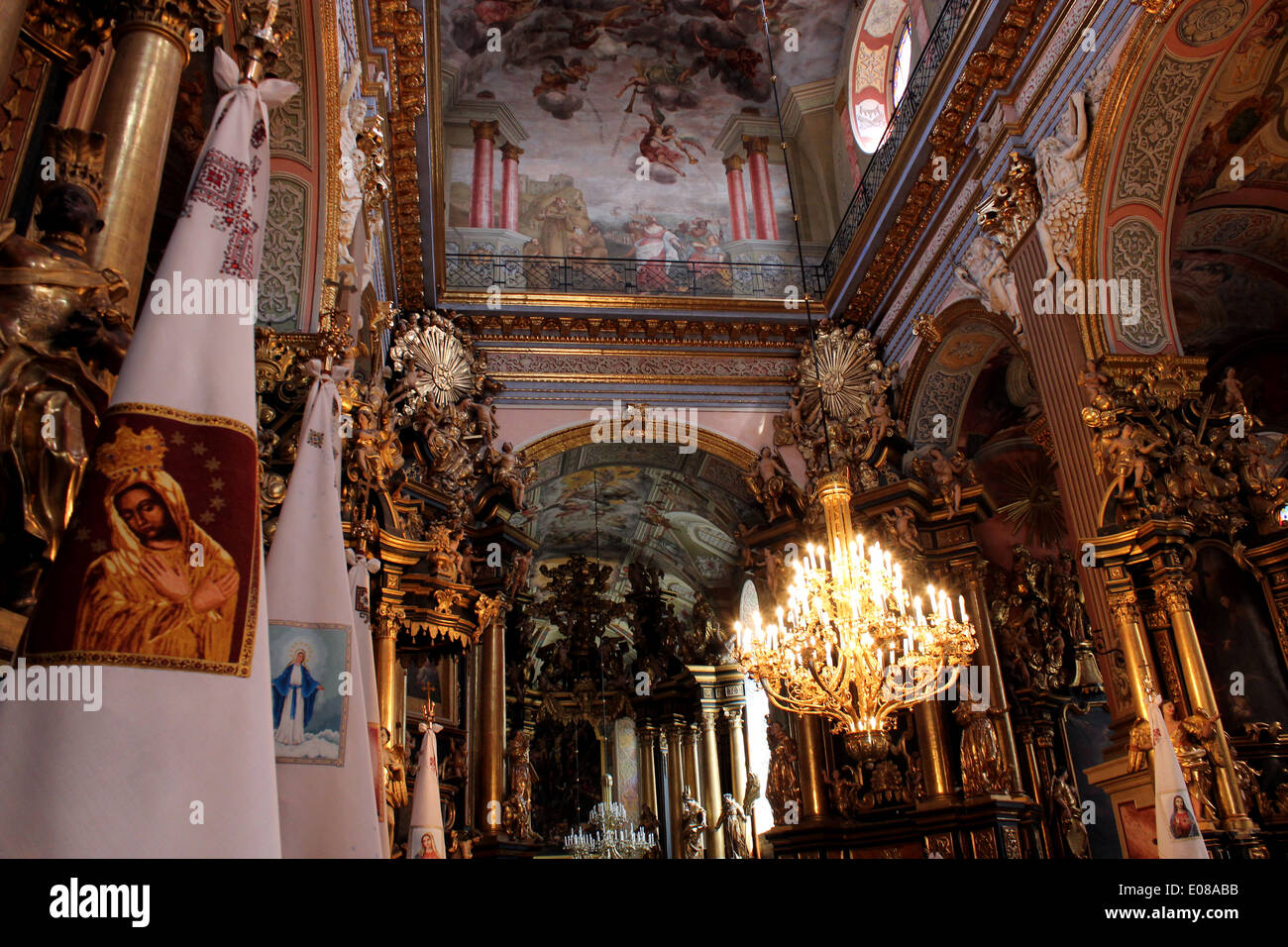 Beautiful interior in one churches hi-res stock photography and images ...