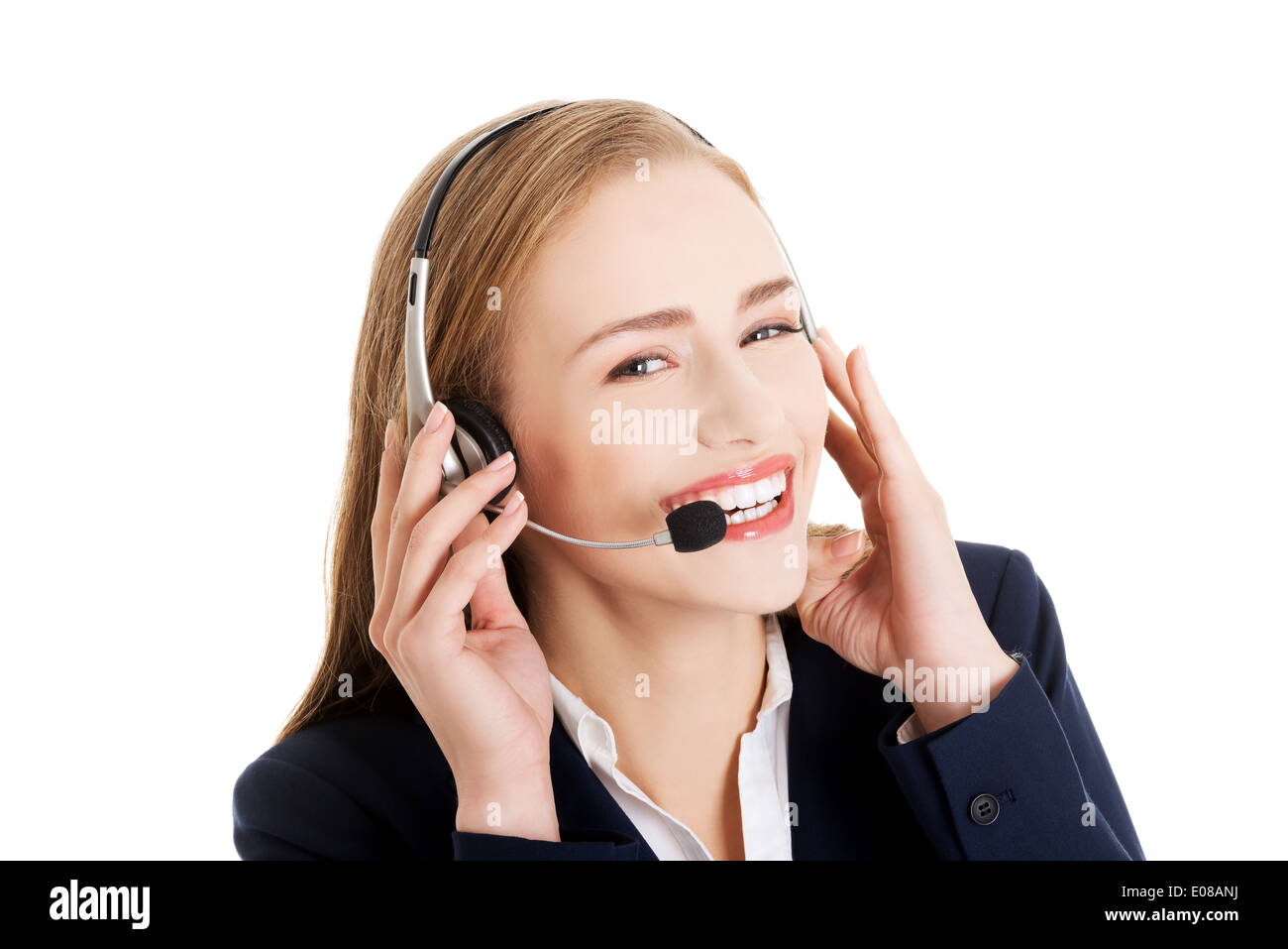 Call center woman hi-res stock photography and images - Alamy