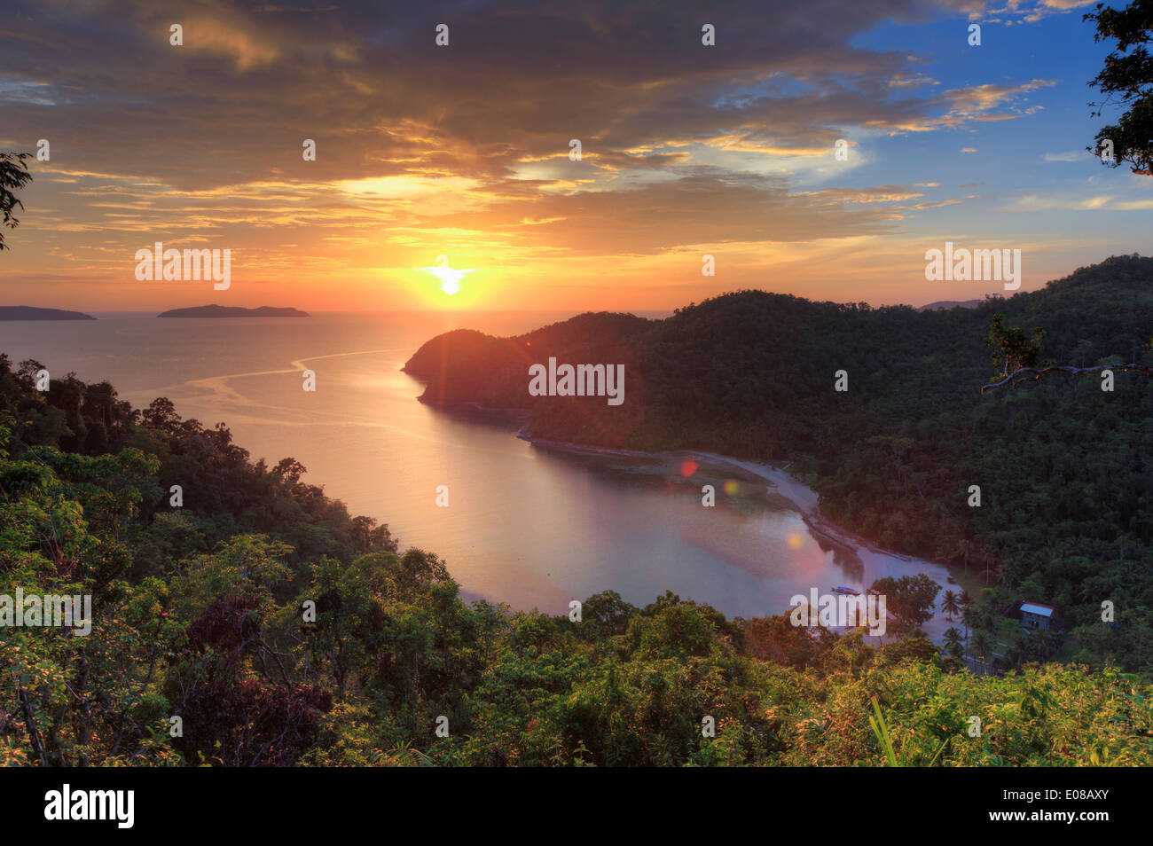 Philippines, Palawan, Port Barton, Turtle Bay Stock Photo - Alamy