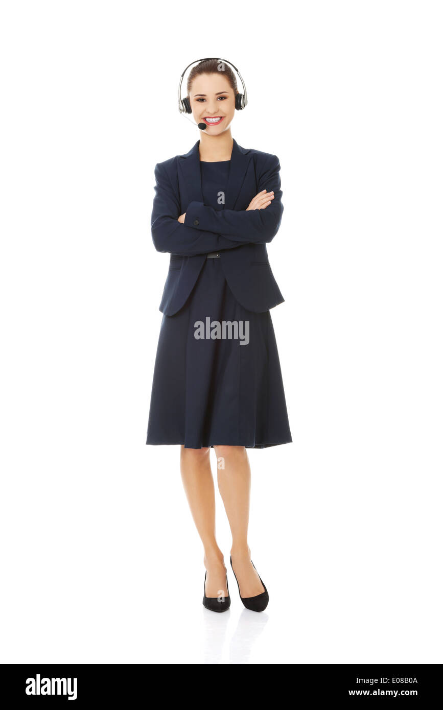 Business consultant talking client Cut Out Stock Images & Pictures - Alamy