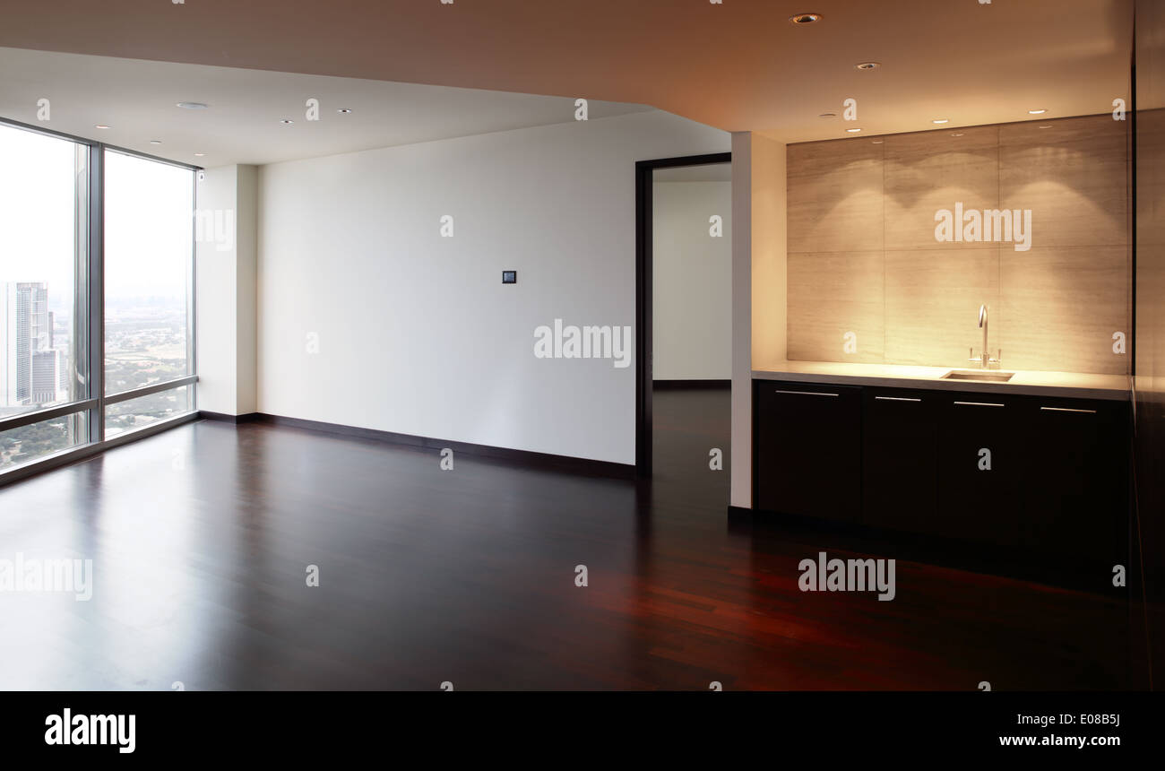 amazing interior of bright and modern empty room Stock Photo - Alamy