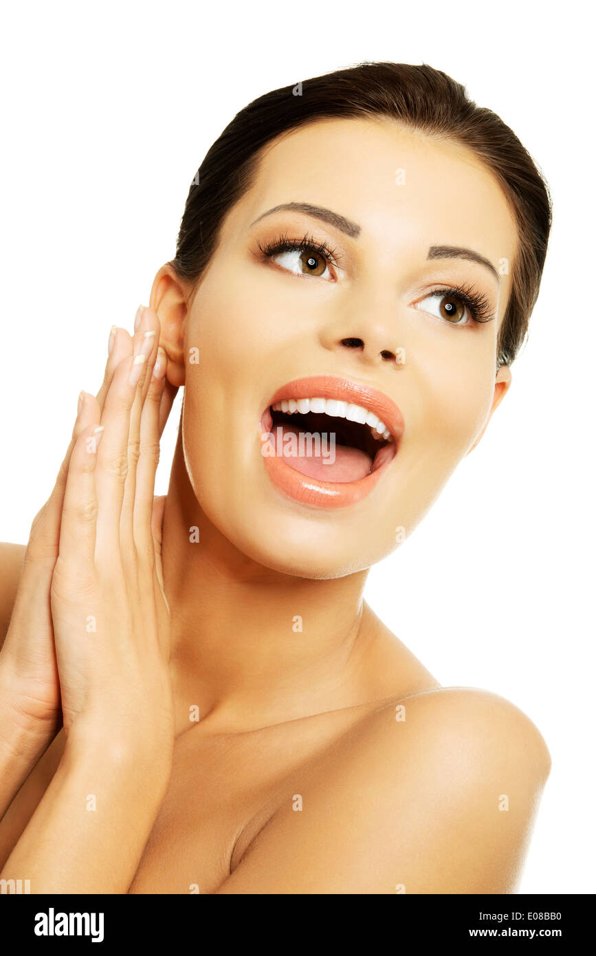 Beautiful spa woman Stock Photo - Alamy