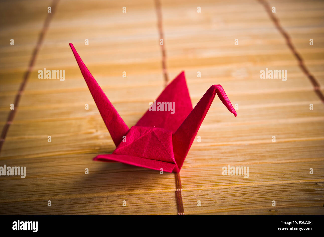 red origami bird Stock Photo - Alamy