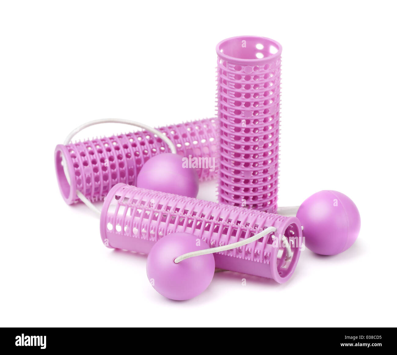Female Hair Rollers Cut Out Stock Images & Pictures - Alamy