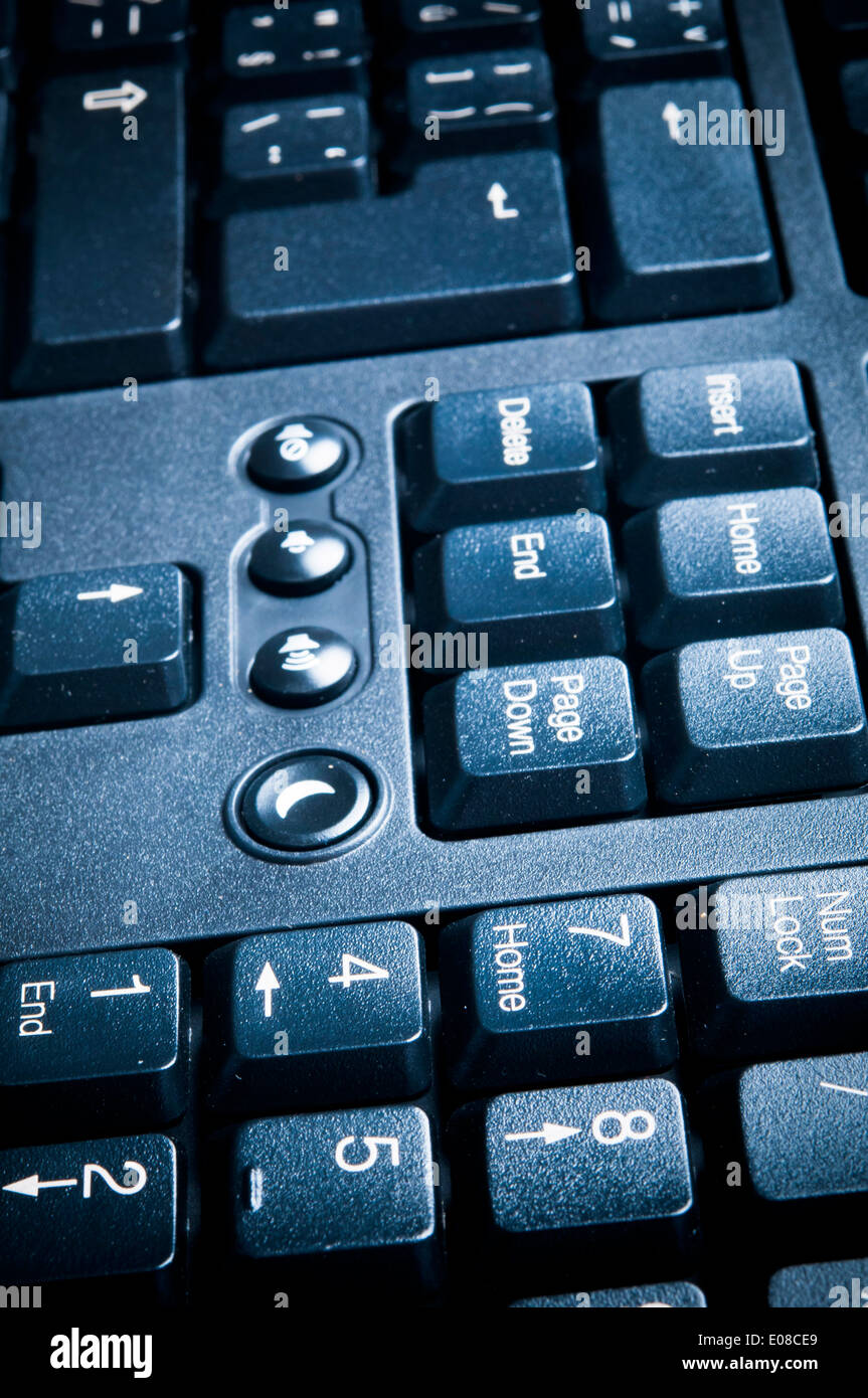 black computer keyboard Stock Photo - Alamy
