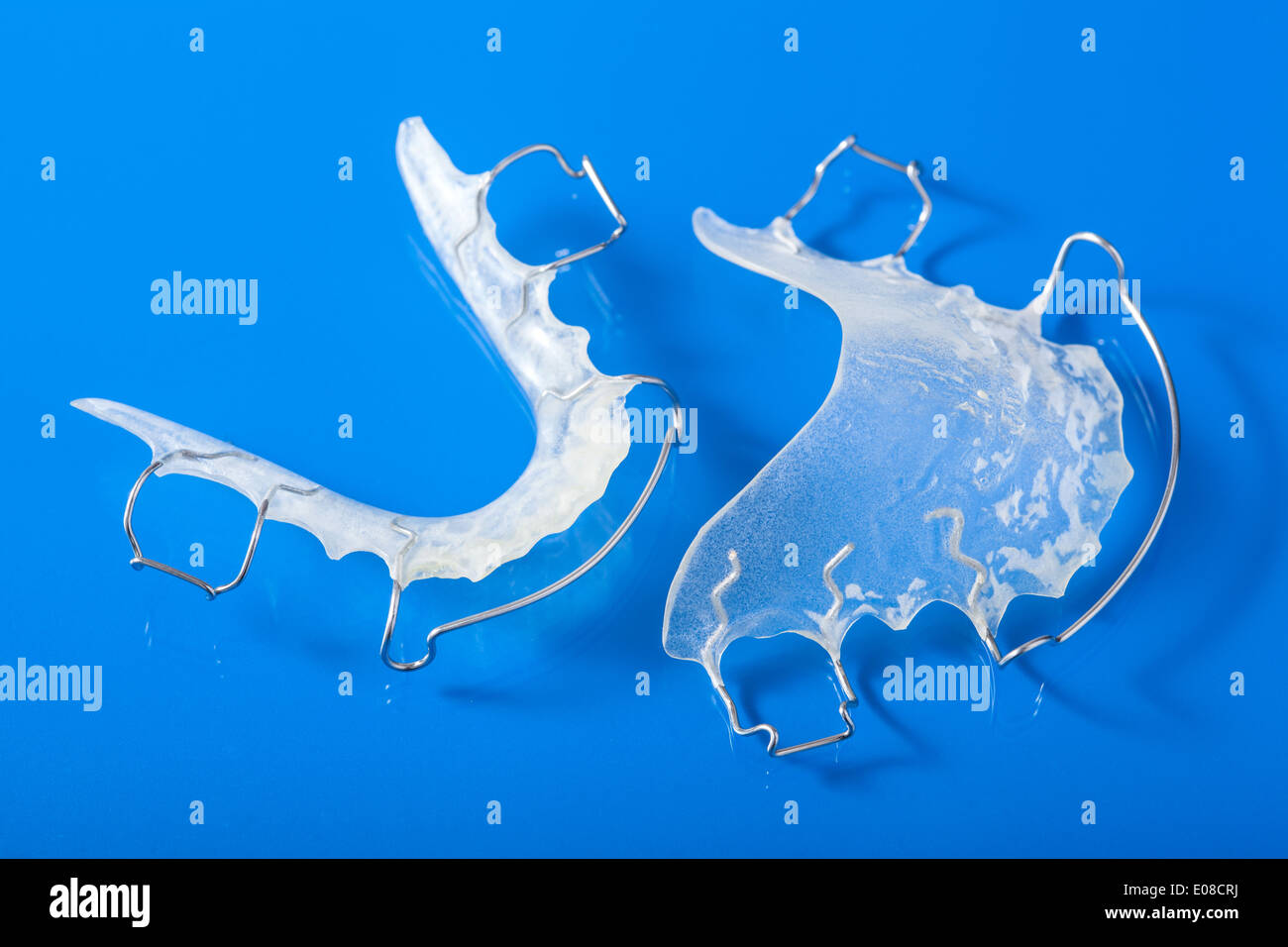 orthodontic teeth retainer brace bracket Stock Photo - Alamy