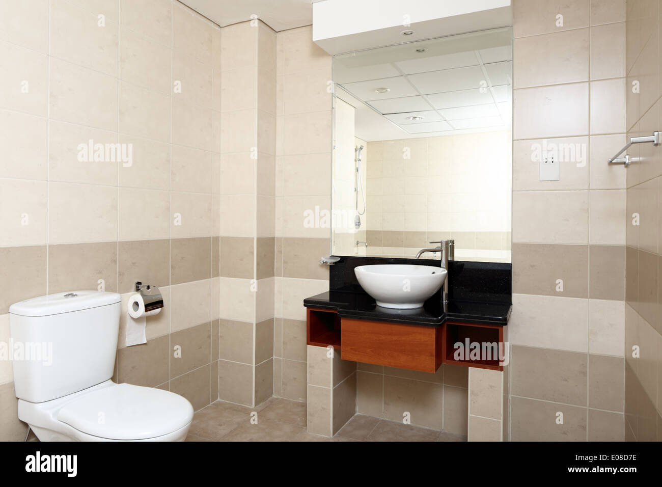 beautiful interior of modern toilet in bright colors Stock Photo - Alamy