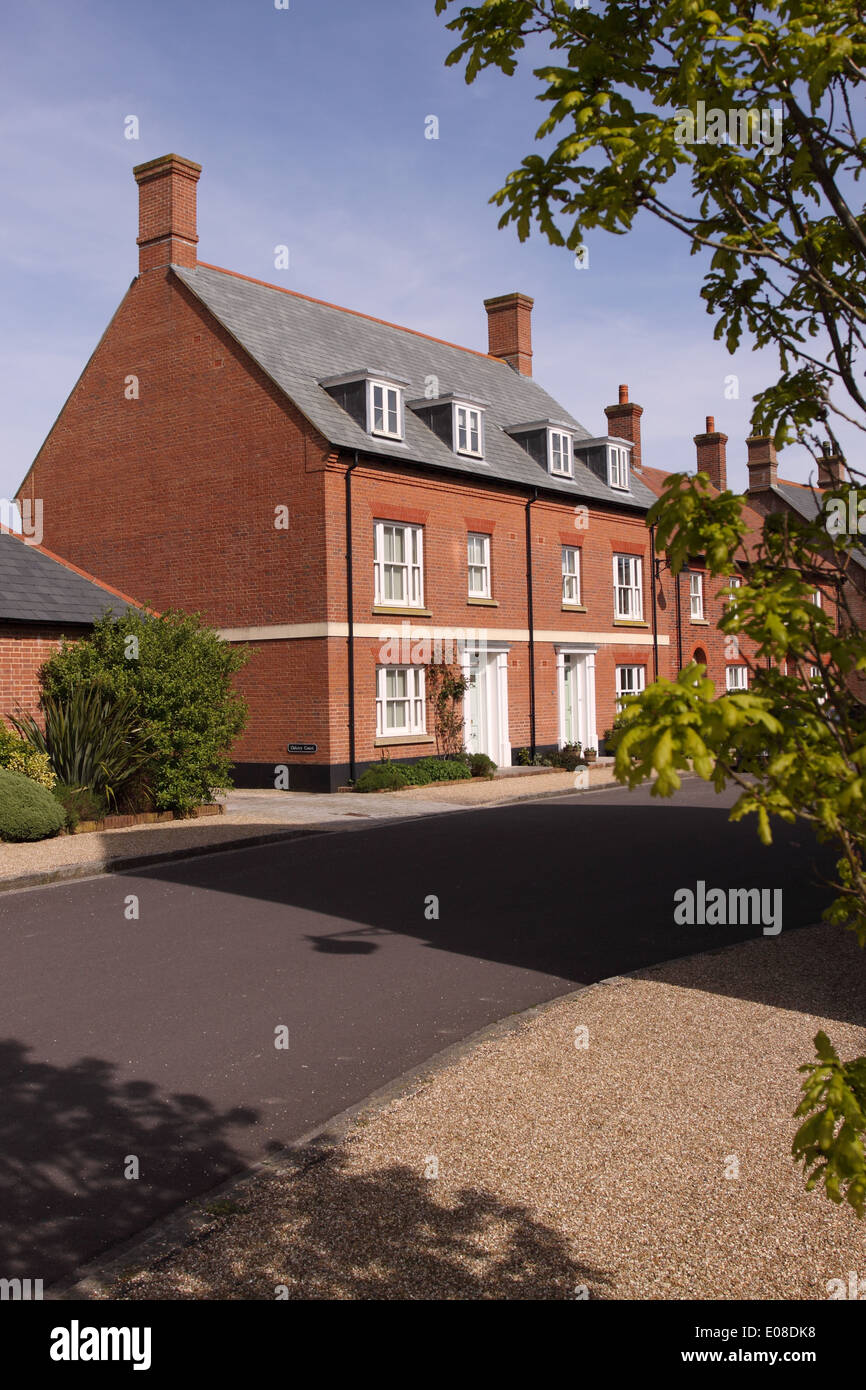 Poundbury new town Dorchester Dorset modern urban planning England UK ...