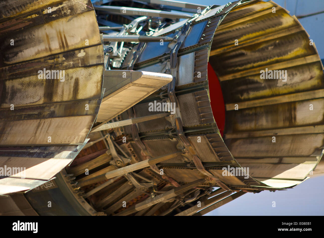 Reheat Nozzles Of An F-15 Eagle Jet Fighter Stock Photo - Alamy