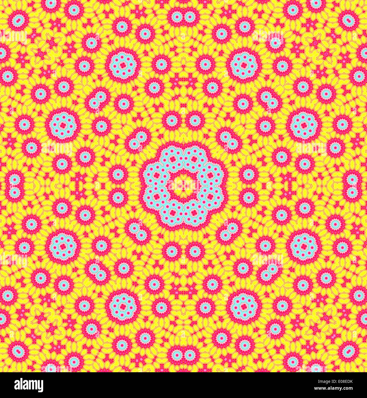 Bright pattern background with abstract flower Stock Photo - Alamy