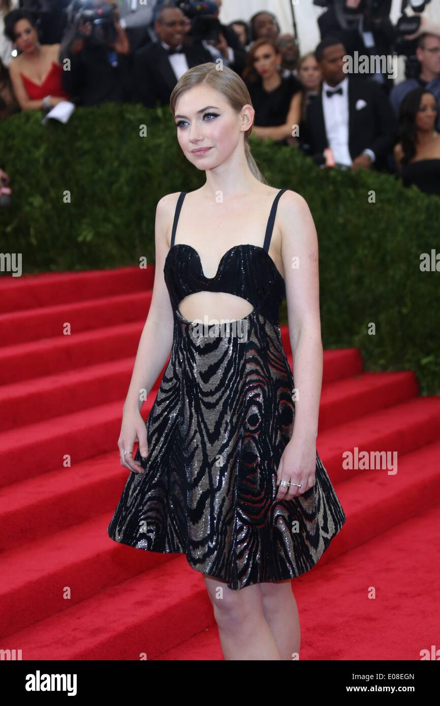 New York, USA. 05th May, 2014. Imogen Poots attends the 'Charles James ...