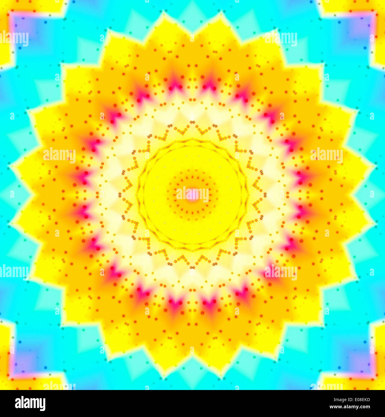 Bright background with abstract sun Stock Photo - Alamy