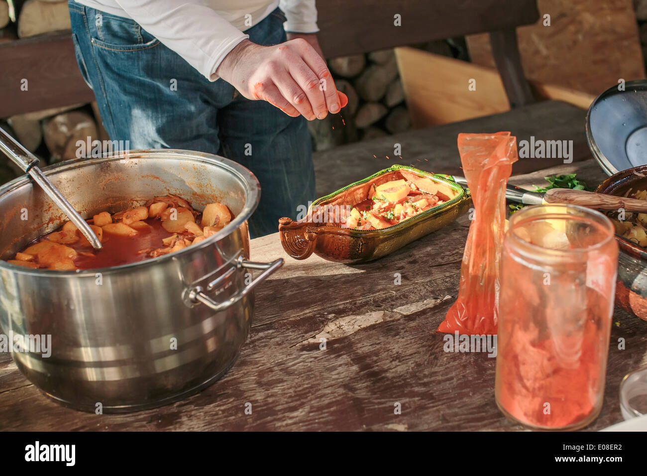 Seasoning preparation hi-res stock photography and images - Alamy