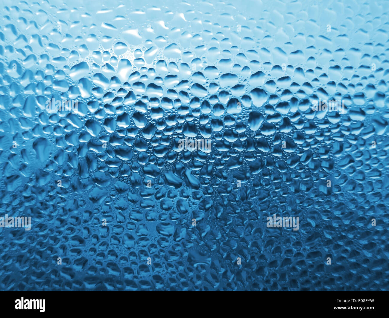 Natural blue water drops texture Stock Photo - Alamy