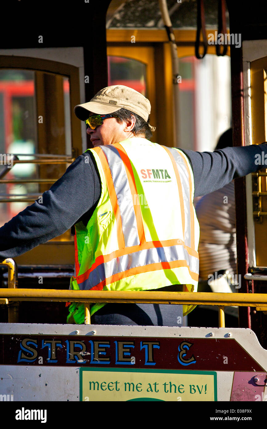 Brake Man, San Francisco Stock Photo - Alamy