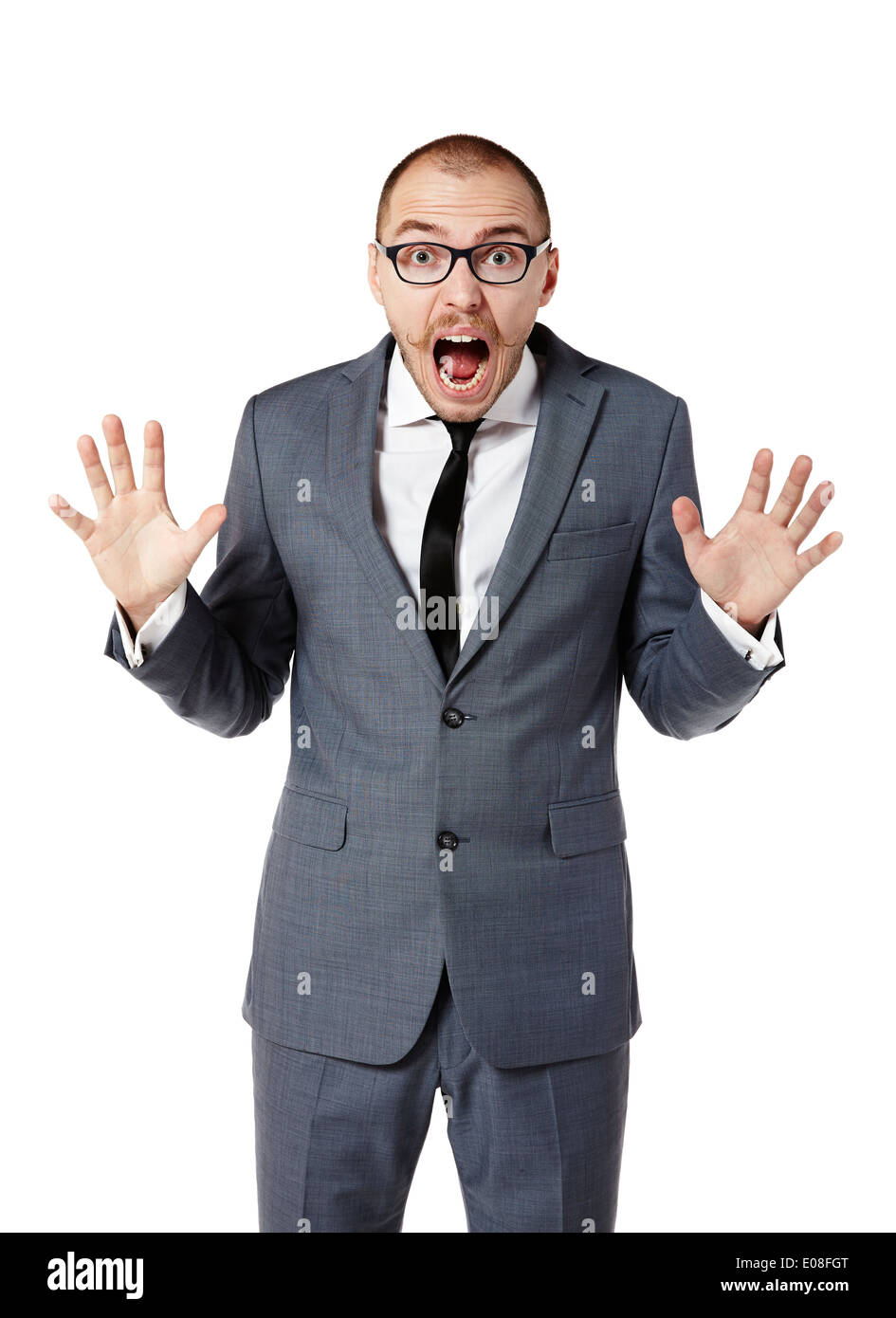 Eyes scared man hi-res stock photography and images - Alamy