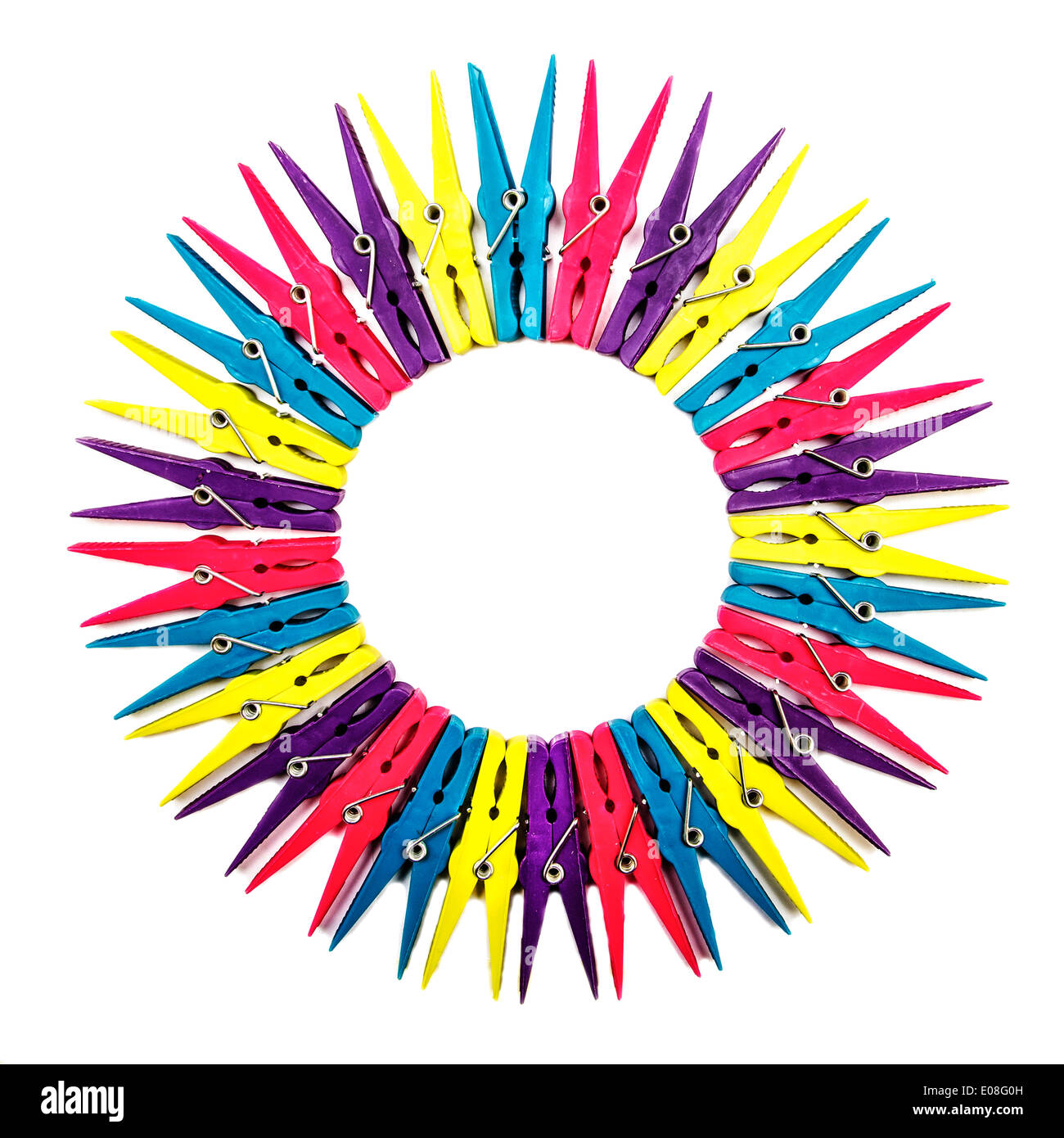 Circle of pegs hi-res stock photography and images - Alamy