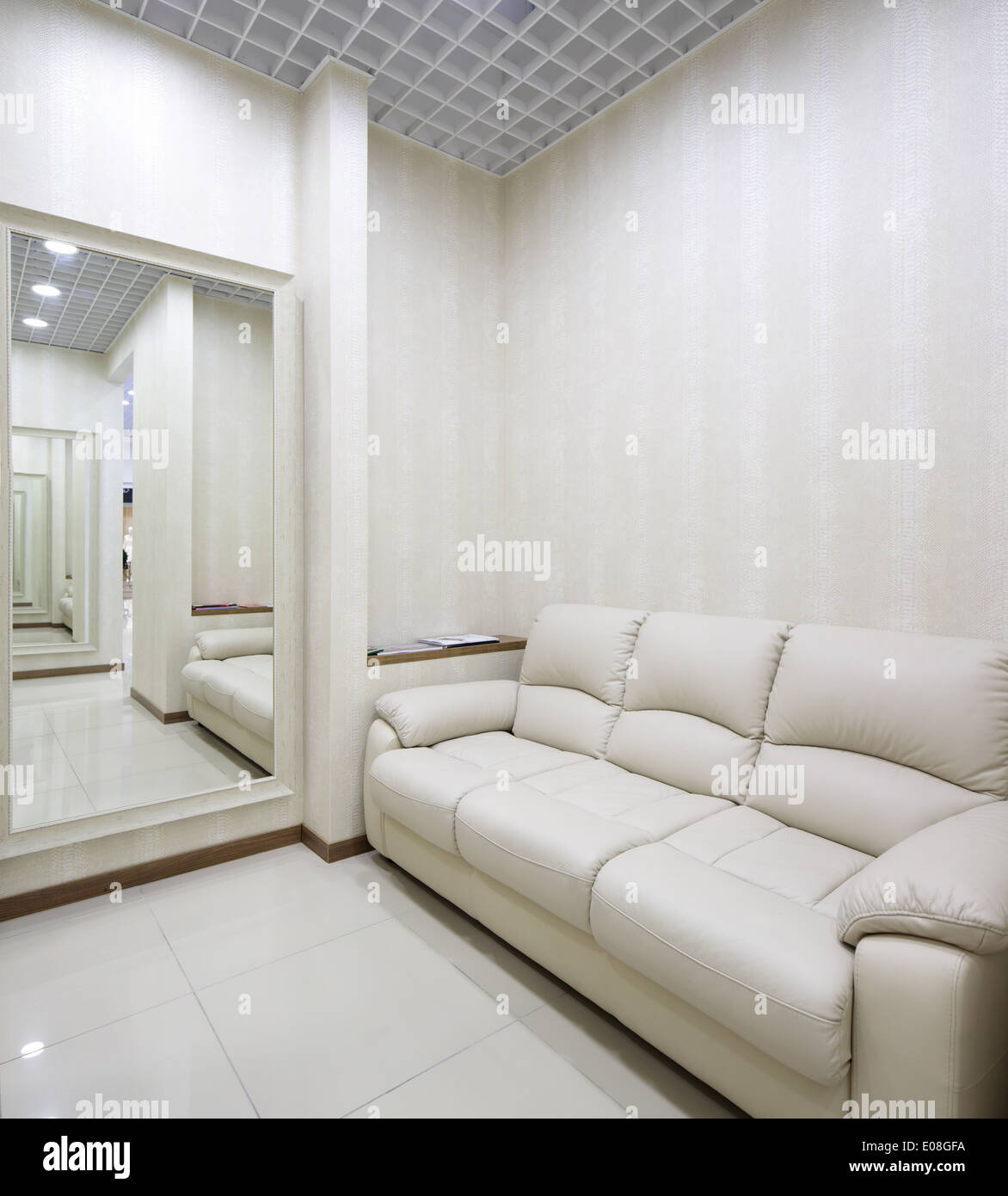 beautiful and clean interior of dressing room at the store Stock Photo ...