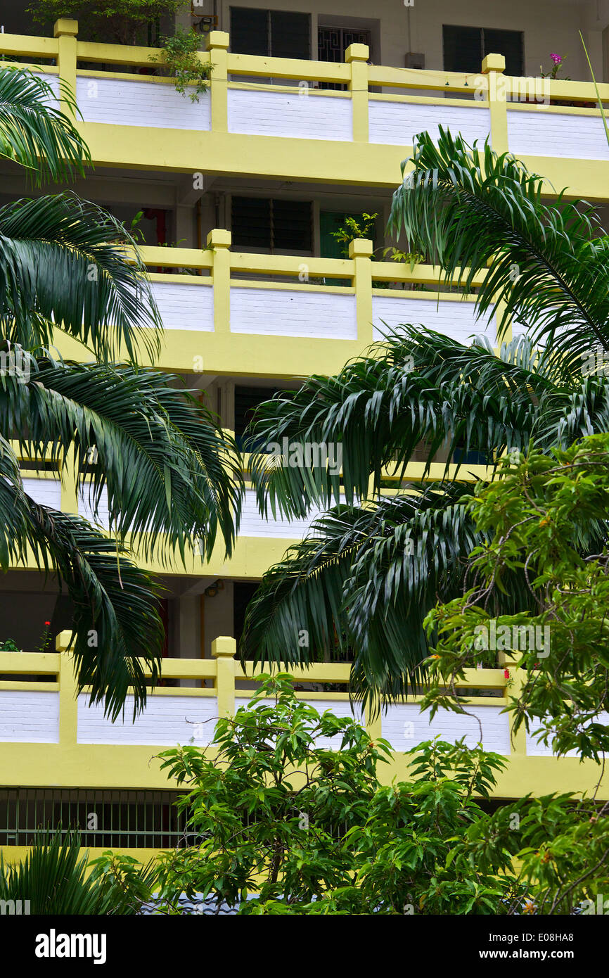 Apartment Building on Waterloo Street, Singapore Stock Photo - Alamy