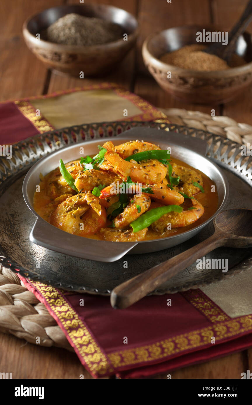 Chingri Malai. Coconut prawn curry Bengal India Food Stock Photo - Alamy