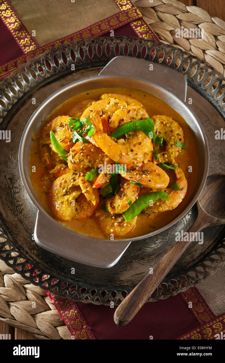 Chingri Malai. Coconut prawn curry Bengal India Food Stock Photo - Alamy