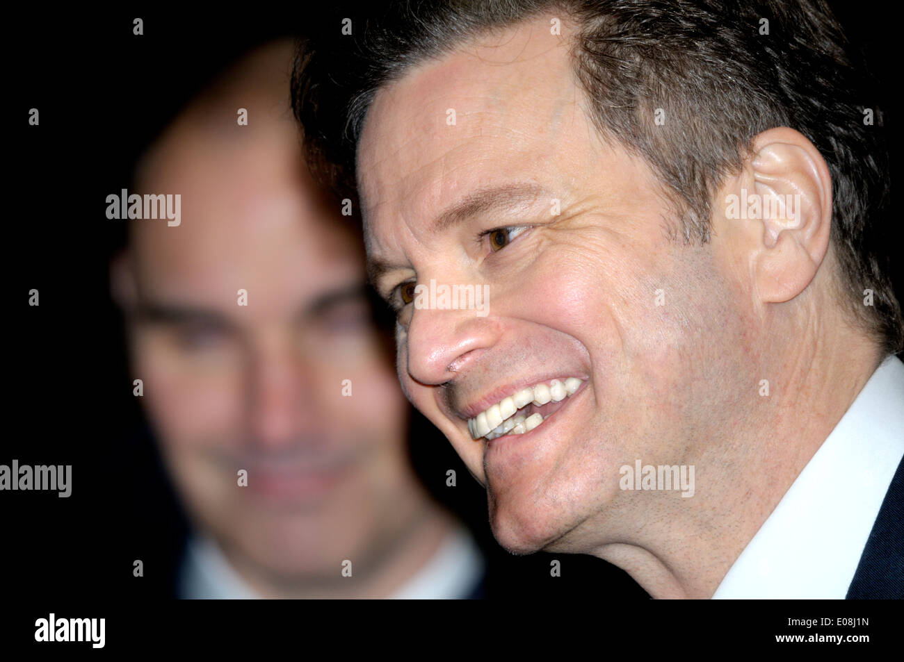 Colin Firth (actor) at the London premiere of 'The Railway Man ...