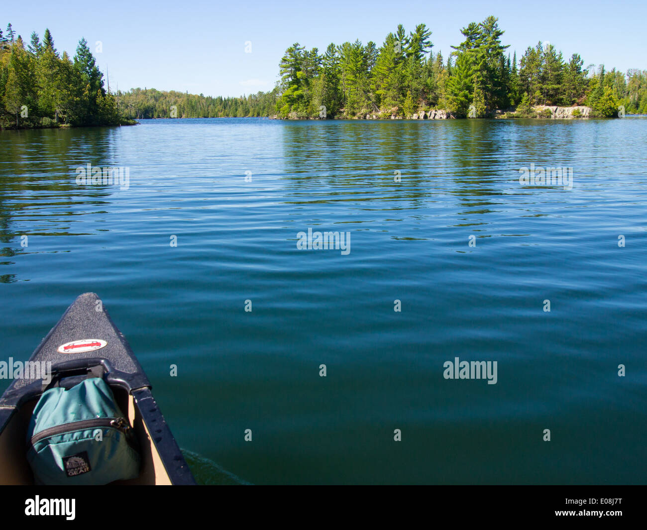 Canoing in BWCAW Minnesota Stock Photo - Alamy