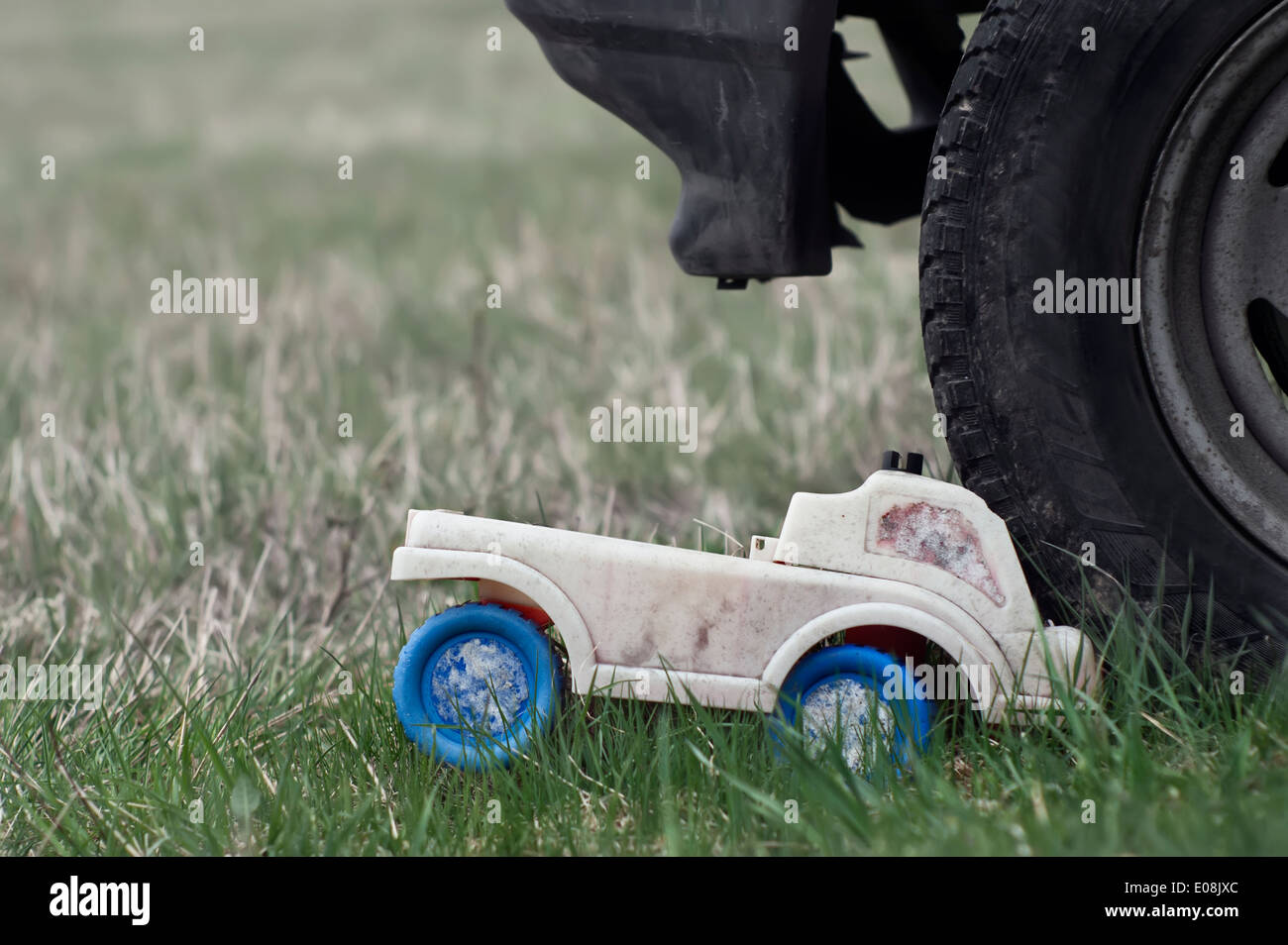 Toy car crash image Stock Photo - Alamy