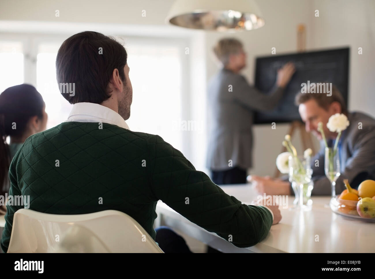 Businessman in meeting seminar hi-res stock photography and images - Alamy