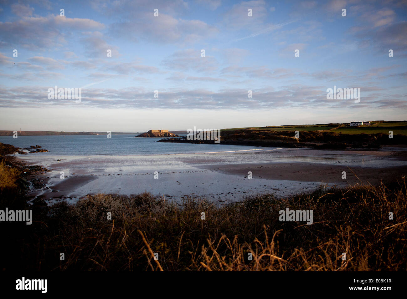 Angle beach in Pembrokeshire west Wales Stock Photo - Alamy