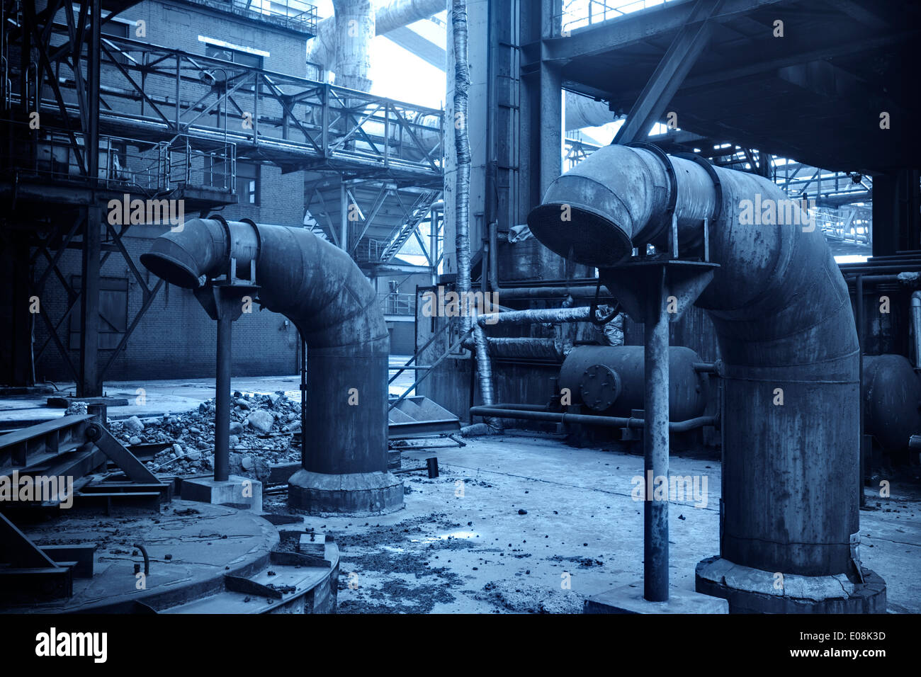 A shot of steel mill Stock Photo - Alamy