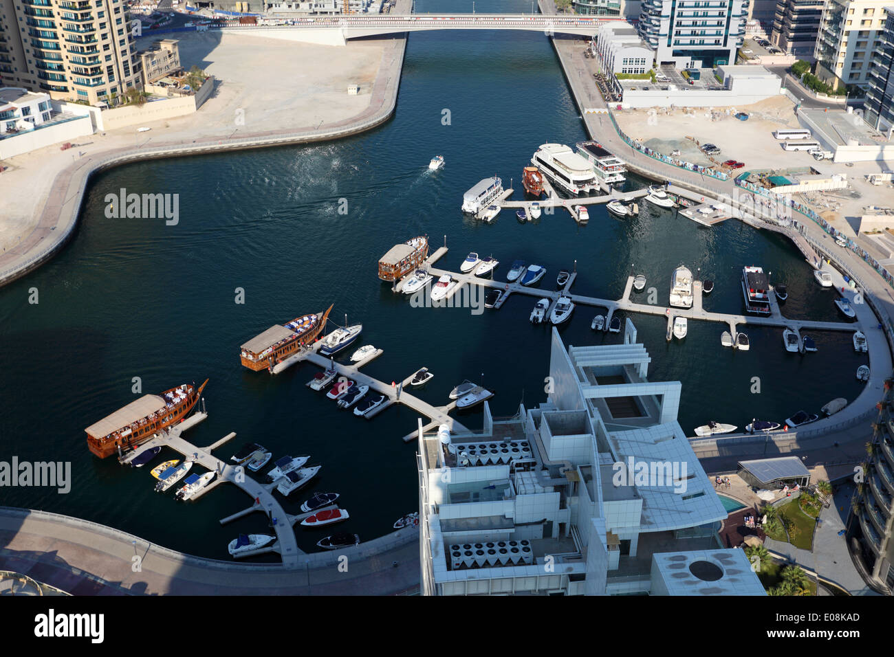 Yachts and boats at Dubai Marina, United Arab Emirates Stock Photo - Alamy