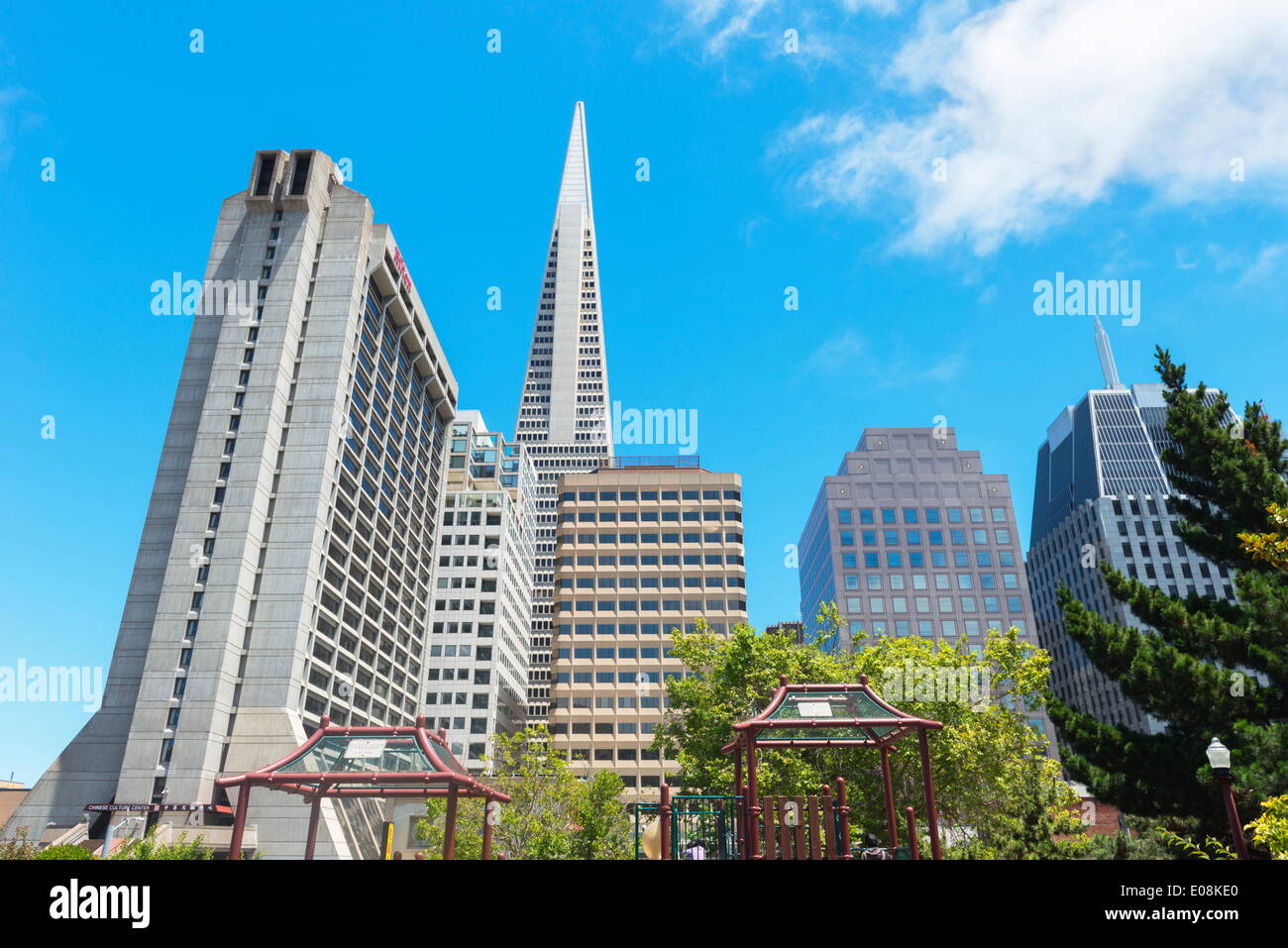 Portsmouth Square in Chinatown, San Francisco, California, United ...