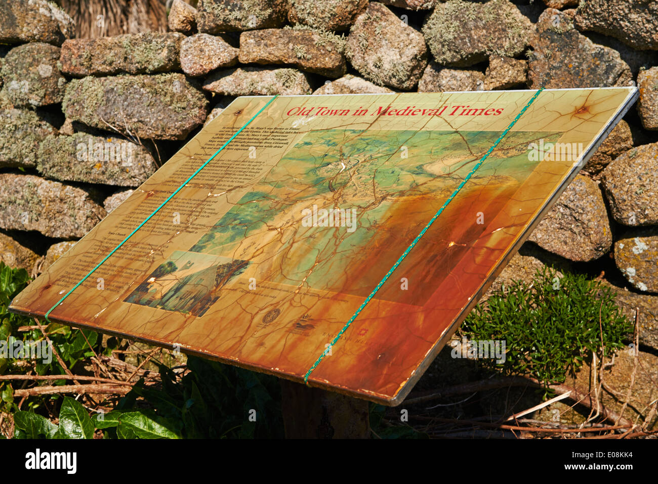 Old town in medieval times sign hi-res stock photography and images - Alamy