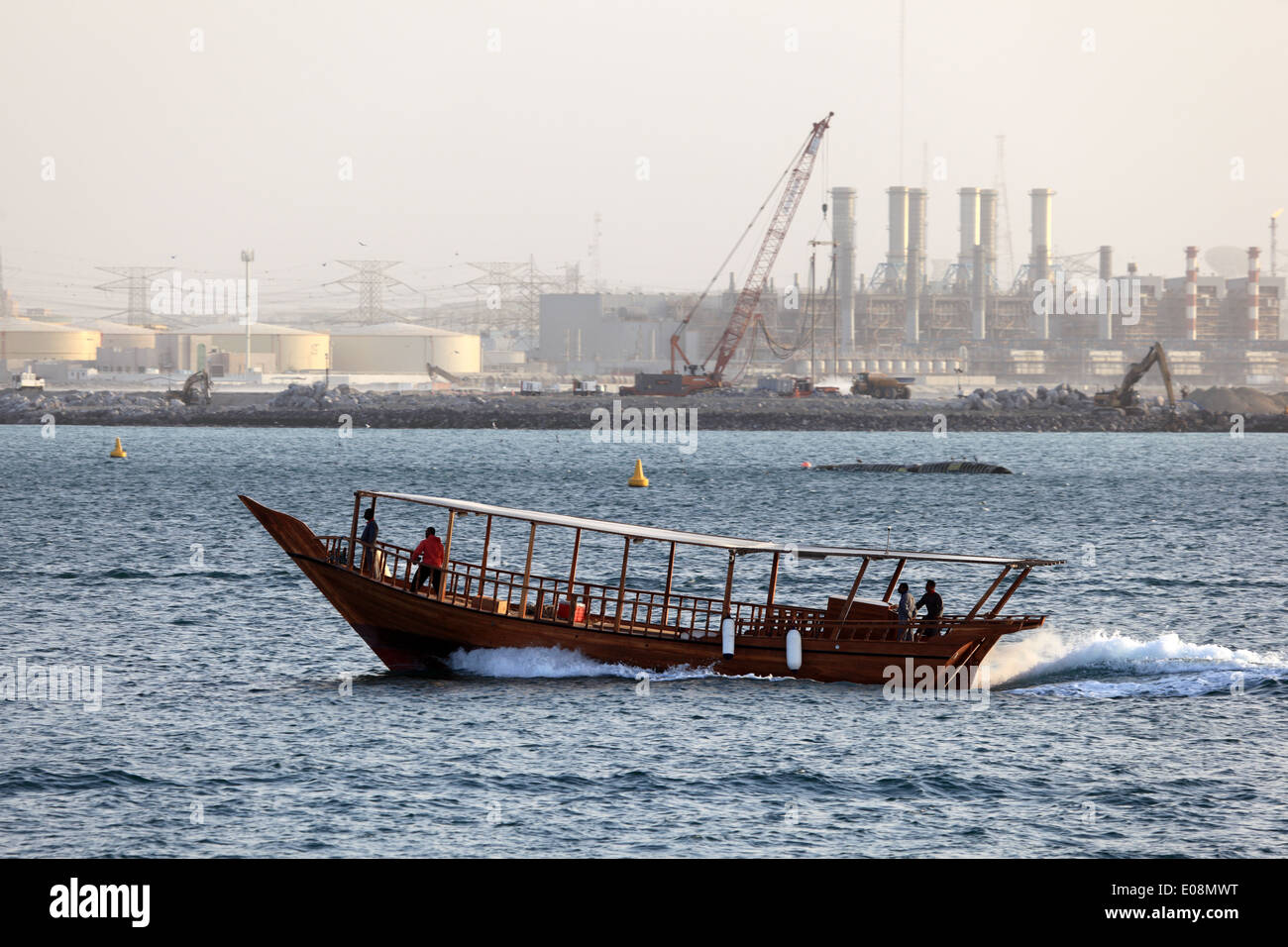 Traditional arabic dhow in Dubai, United Arab Emirates Stock Photo - Alamy