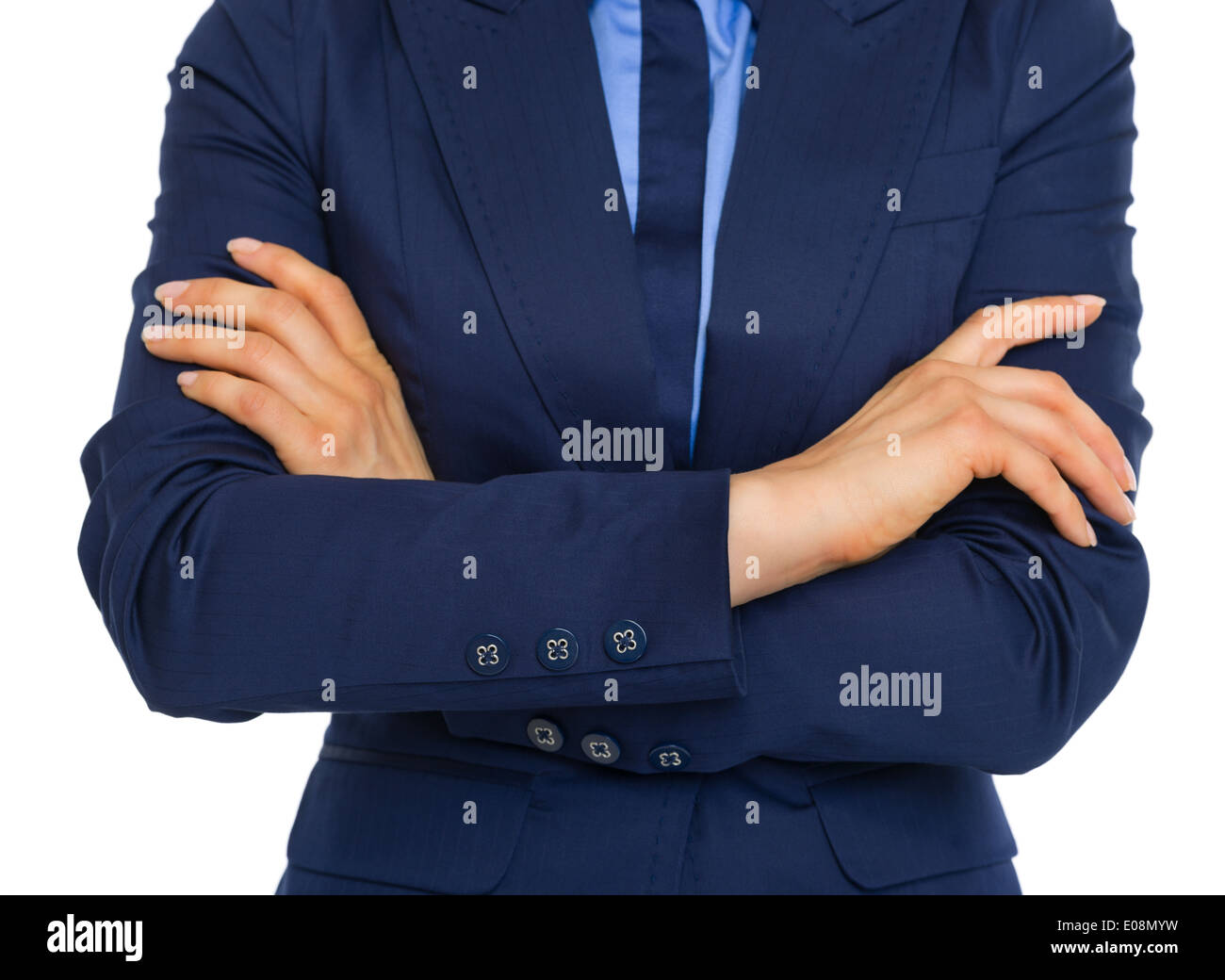 Crossed arms on chest hi-res stock photography and images - Alamy