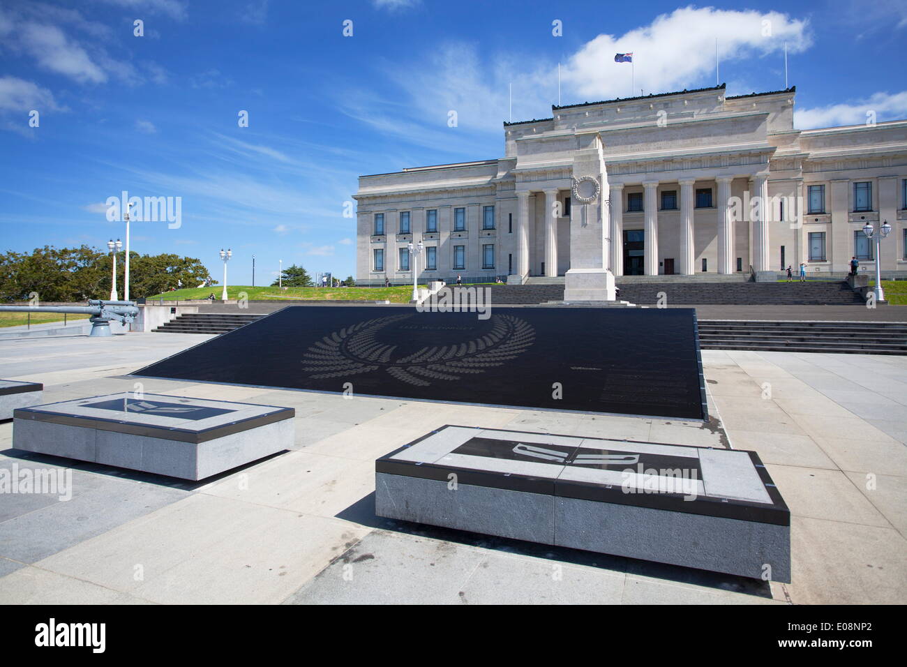 Auckland Museum, Auckland, North Island, New Zealand, Pacific Stock ...