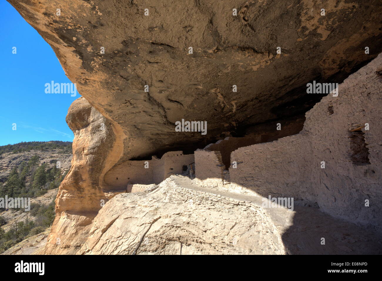 Cliff dwellings constructed over 700 years ago, Gila Cliff Dwellings ...