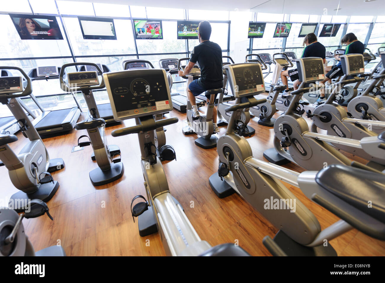 Technogym bike hi-res stock photography and images - Alamy