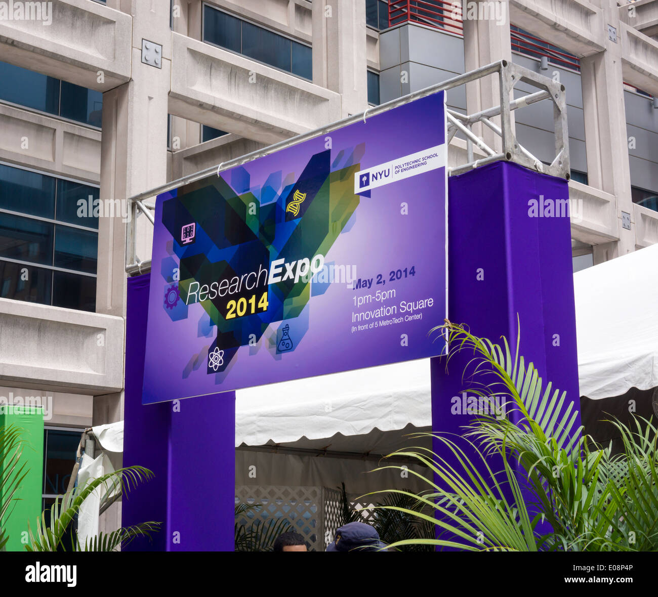 Brooklyn tech triangle hi-res stock photography and images - Alamy