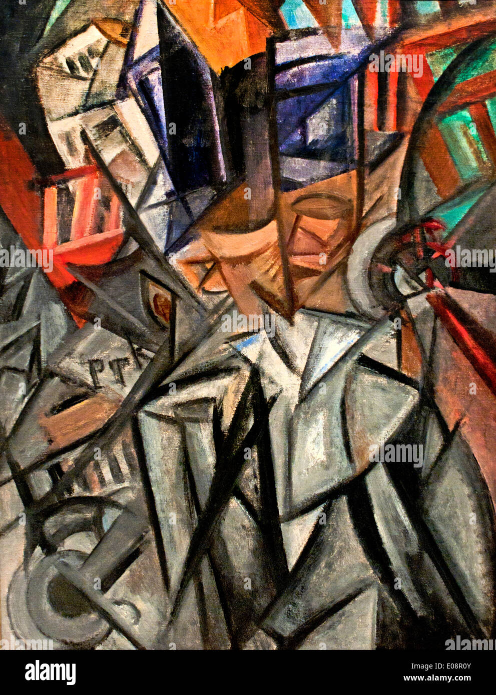 Olga Rozanova Man on the Street (Analysis of Volumes) 1913 Olga ...