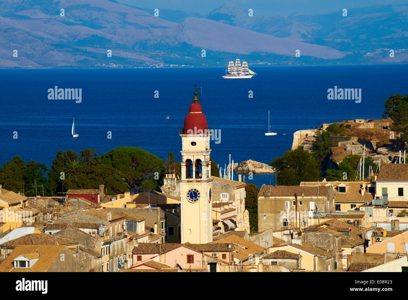 Agios Spyridon church, Kerkyra City, UNESCO World Heritage Site, Corfu ...