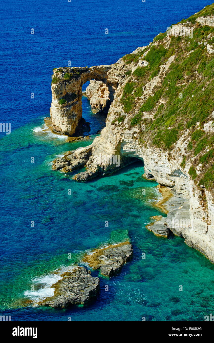 Tripitos Arch, Paxos, Paxi, Ionian Islands, Greek Islands, Greece ...