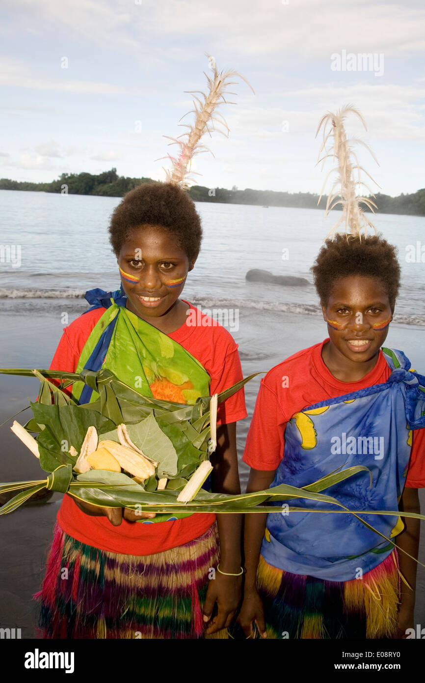 Locals at Tanna Island, Vanuatu, South Pacific Stock Photo - Alamy